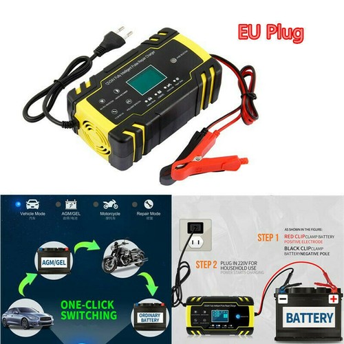 Full Automatic Car Battery Charger Intelligent Fast Power Charging Tool ...