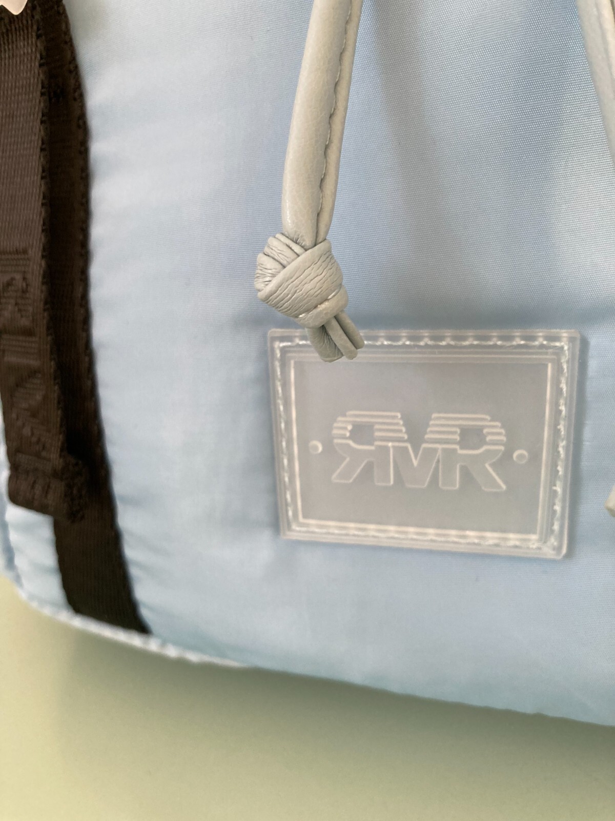 RIVER ISLAND BLUE small RI RUCHED NYLON BACKPACK pockets new with tags ...