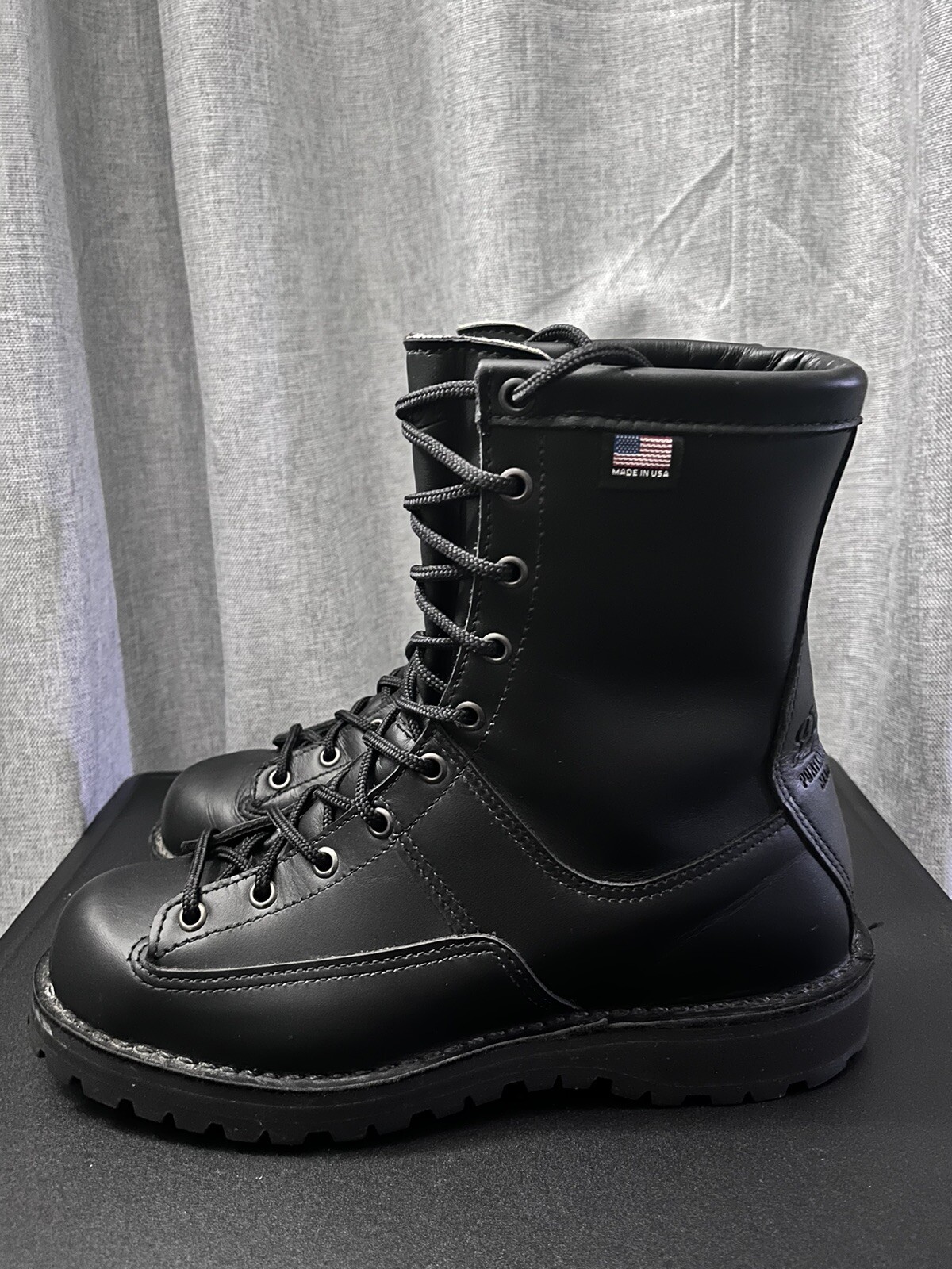 Danner Racoon 8” Blk 200G Leather Boots Men Size 8 USA Made | eBay