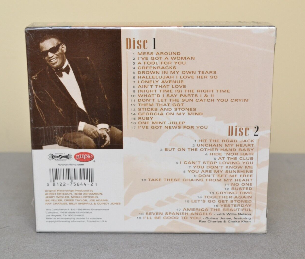 Ultimate Hits Collection by Ray Charles (CD, Mar-1999, 2 Discs, Rhino ...