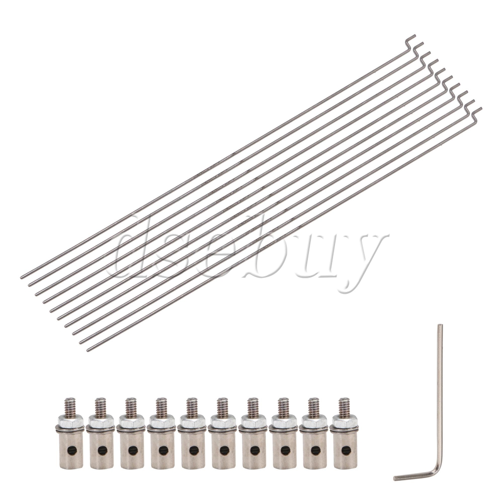 10pcs RC Airplane Push Rod and Linkage Stoppers Servo Arm Connectors ...