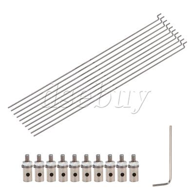 10pcs RC Airplane Push Rod and Linkage Stoppers Servo Arm Connectors ...