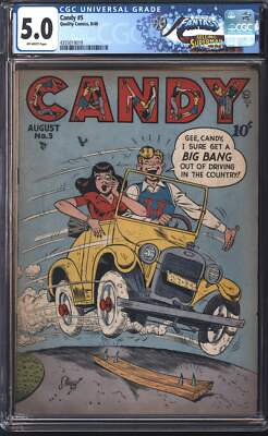 Quality Comics Candy Comics #5 8/48 FANTAST CGC 5.0 Off White pages | eBay