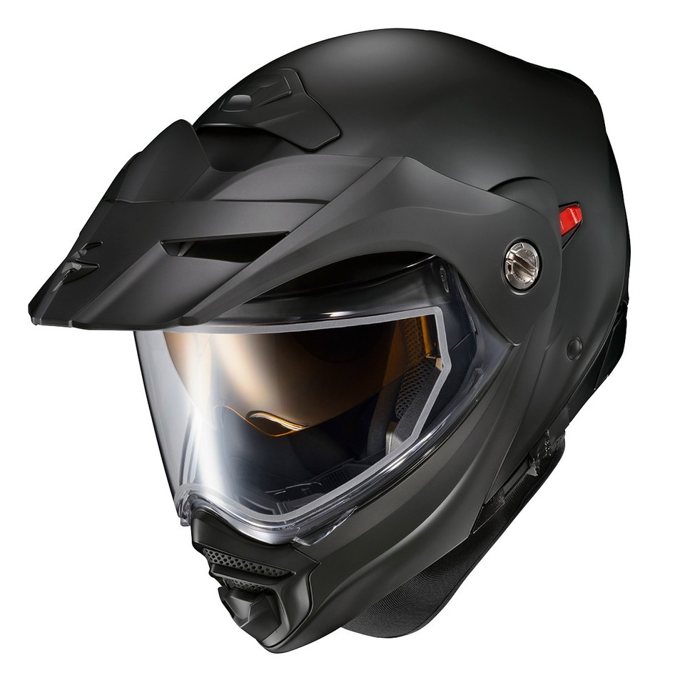 SCORPION EXO Exo AT960 Cold Weather Helmet Matte Black Fits XL (Dual ...