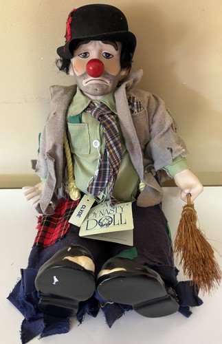 A Dynasty Doll collection- Clyde - sad Homeless clown Excellent ...
