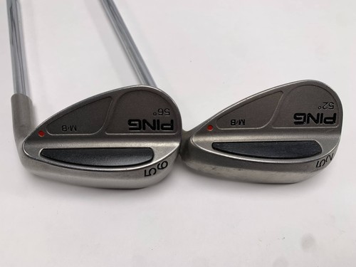 Ping MB Wedge Set 52* 56* Orange Dot 2* Flat Cushin Wedge Steel Mens RH ...
