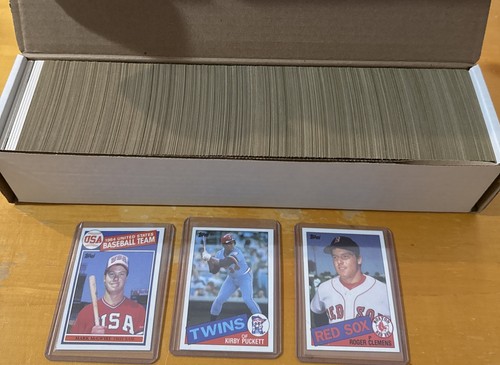 1985 Topps Baseball Complete Set (726) NM-MINT SET / BIG CARDS RAZOR ...