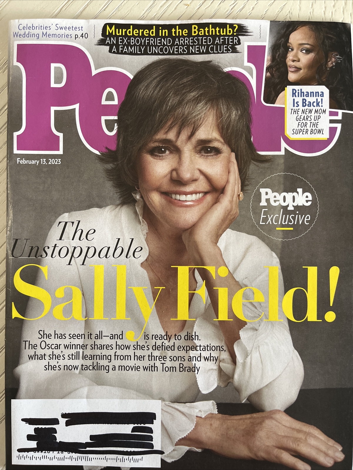 PEOPLE MAGAZINE February 13, 2023 UNSTOPPABLE SALLY FIELD Rihanna Is ...