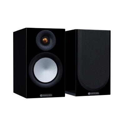 Monitor Audio Silver 50 7G Bookshelf Speakers Gloss Black (Pair) | eBay