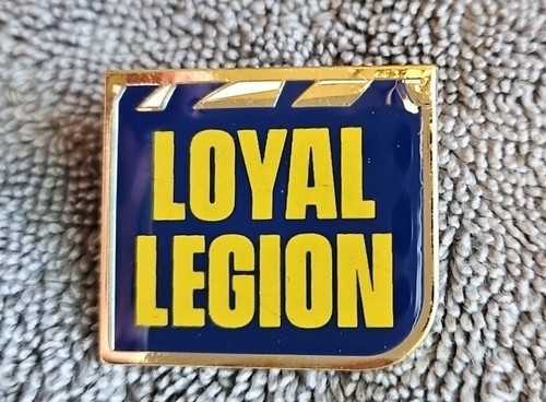VTG Gold Toned Enameled Lapel Hat Pinback Loyal Legion | eBay