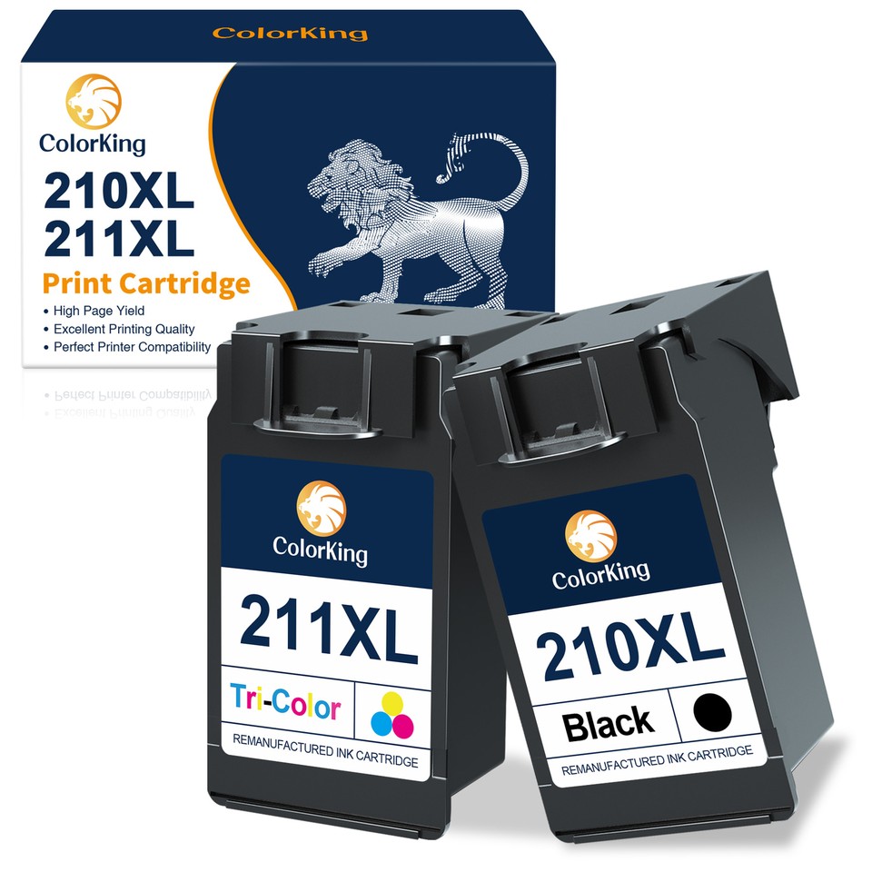 PG-210XL CL-211XL Ink Cartridge compatible for Canon PIXMA MP240 250 ...