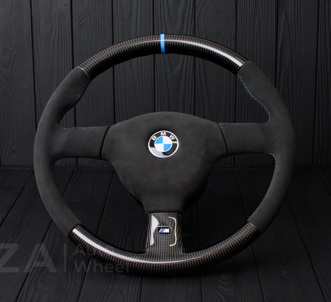 Bmw E30 e28 e34 e24 M-tech 2 steering wheel 385MM Carbon fiber | eBay