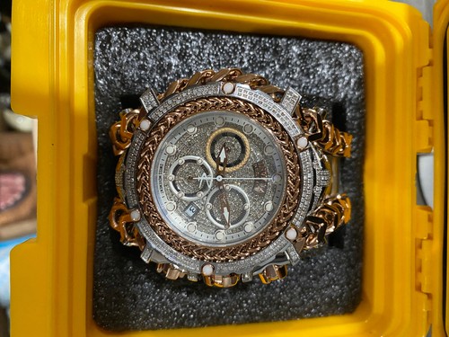 Invicta Gladiator Chronograph Quartz Diamond Silver Dial Men's Watch 35058 for sale online | eBay