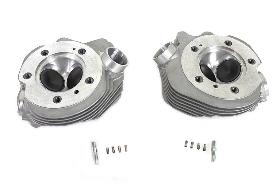 Panhead Cylinder Head Set with Valves fits Harley-Davidson 10-1957 1955 ...