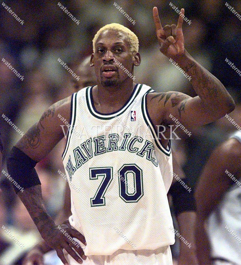 Dennis Rodman Mavericks Dallas Mavericks #70 Dennis Rodman Throwback