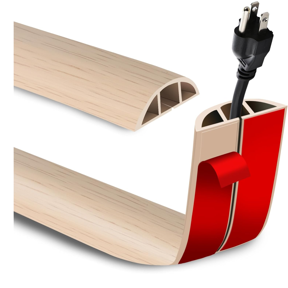 10Ft Self Adhesive Floor Cable Cover Extension Cord Hider Cable ...