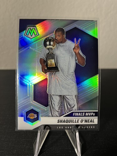 2020-21 Panini Mosaic Shaq Shaquille O'Neal Finals MVP SILVER HOLO #300 ...