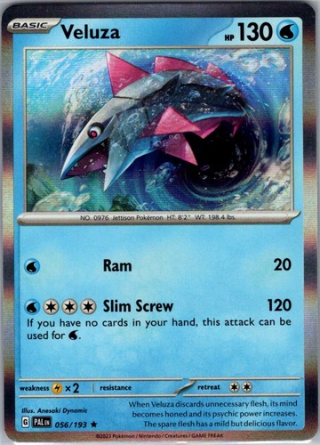 Veluza - 056/193 Holo Rare SV02: Paldea Evolved NM | eBay