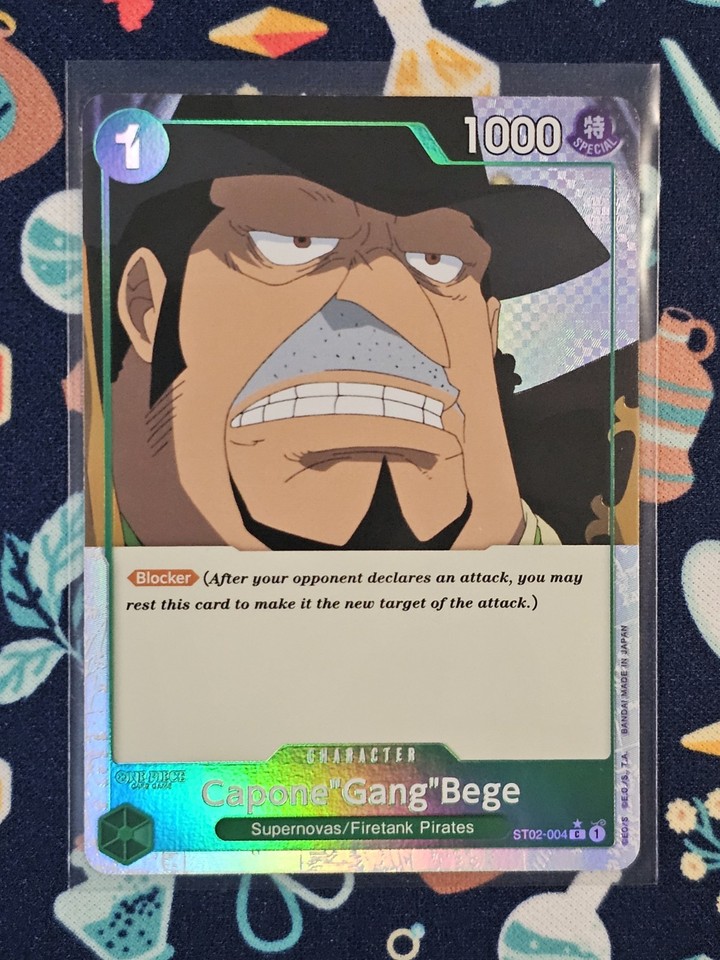 2024 ONE PIECE THE BEST PRB-01 CAPONE BEGE ST02-004 (C) FULL ART | eBay