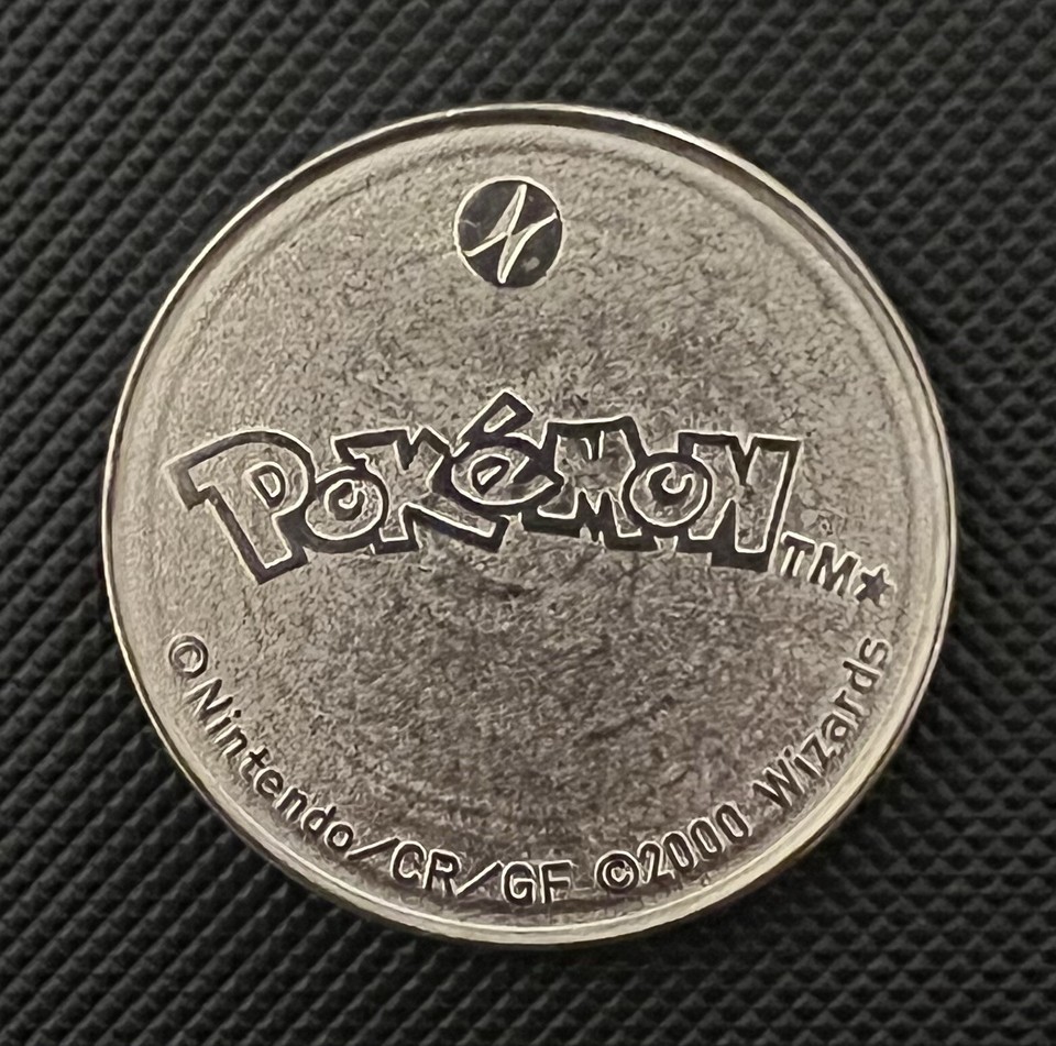 Pokemon Pikachu Metal Coin #25 Nintendo Wizards Vintage 2000 ...