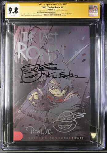 TMNT The Last Ronin #1 CGC 9.8 Mexican FOIL Peach Edition double signed ...