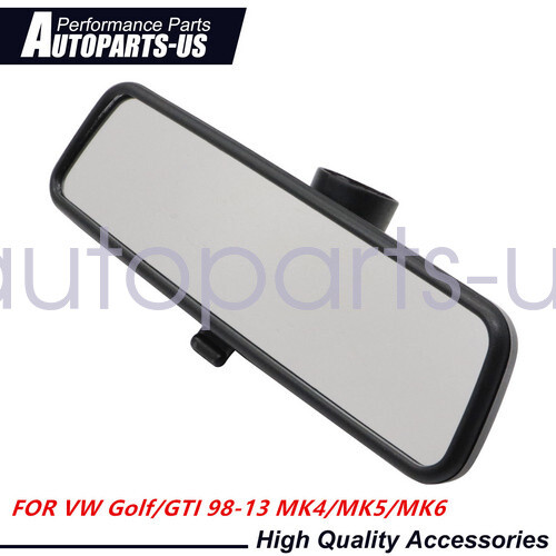 For VW Golf MK4/MK5/MK6 Jetta Bora Passat B5 Black Rear View Interior ...