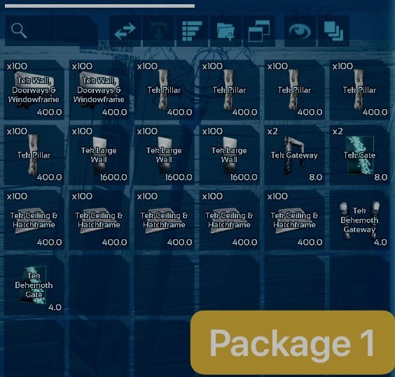 Ark Survival Ascended Pve Large Tek Base Building Package Deal | eBay