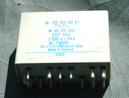 1986-1992 Mercedes 300E 400E Flasher / Wiper Combination Relay ...