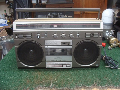 VTG Realistic Scr-15 14-785 Am/Fm Cassette Boombox Ghetto Blaster ...