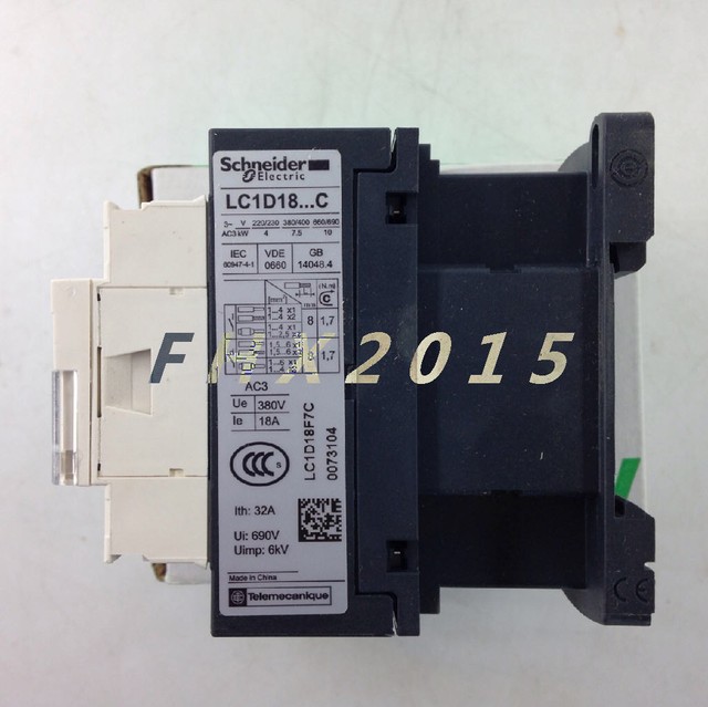 Schneider LC1D18 AC Contactor 24v-dc 32a Amp 15hp for sale online | eBay