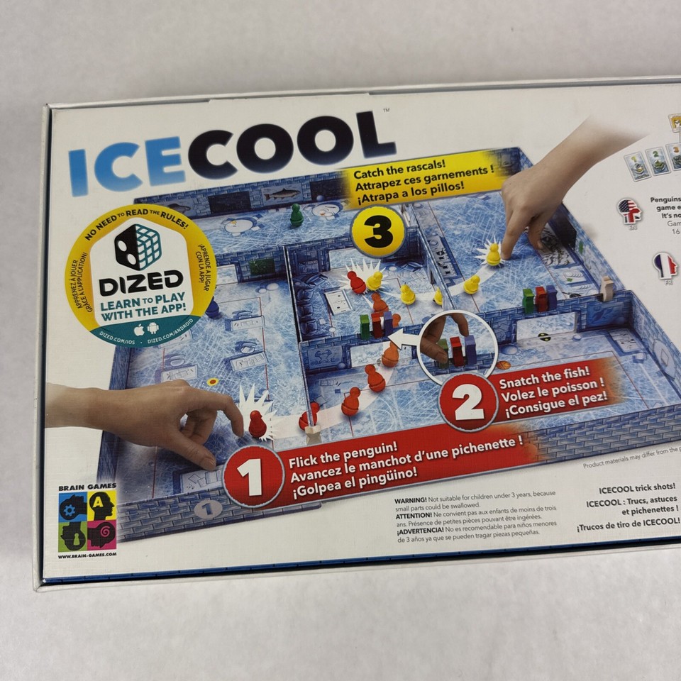 ICE COOL Board Game Brain Games (2016) Brian Gomez Award Winning Family ...