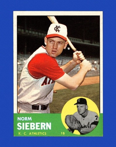 1963 Topps Set-Break #430 Norm Siebern NR-MINT *GMCARDS* | eBay