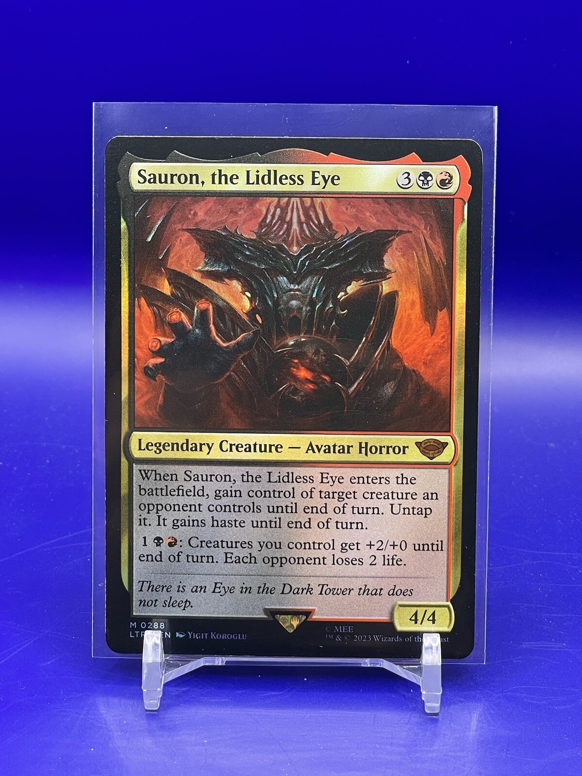 Sauron, the Lidless Eye Foil - The Lord of the Rings (LTR) MTG M/NM | eBay