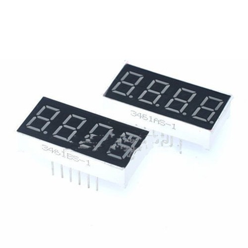 5pcs Digital tube segment common Anode 4Bit 0.36 inch Red LED Display ...