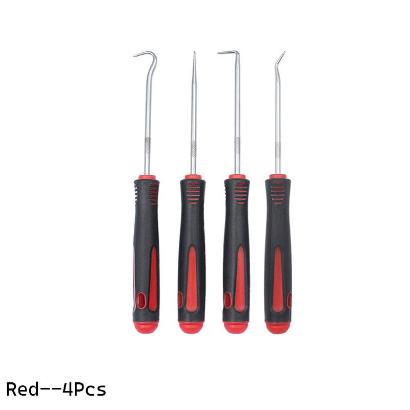 4x Long Reach Pick And Hook Probe Set Oil Seal Hook O Ring Seal Remove ...
