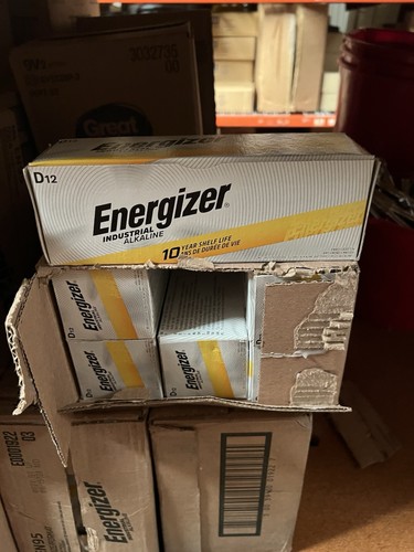 72 Energizer Industrial D Alkaline Batteries (EN95, LR20) | eBay