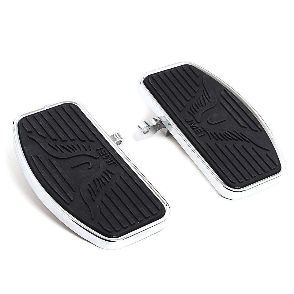 A Pair Steel Front Driver Floorboards Footboard Universal For Harley ...