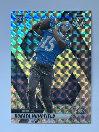 KONATA MUMPFIELD 2025 Panini Mosaic Rookie Prizm RC- Los Angeles Rams ...