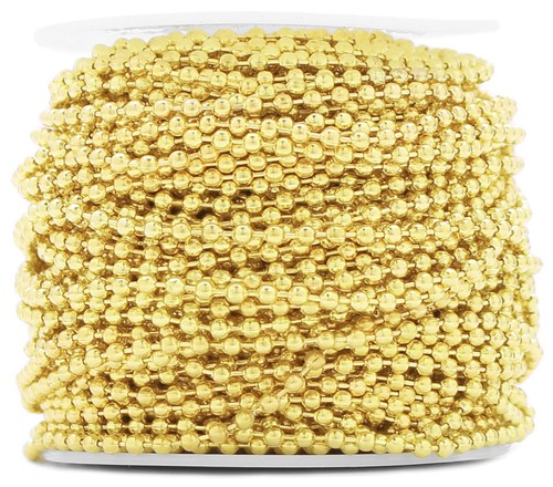 2.4mm Ball Chain - Gold Color - 100 Feet | eBay