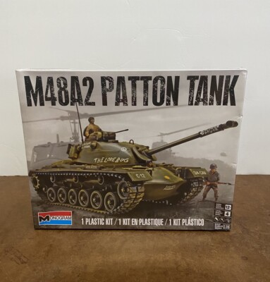 Monogram Model Kit 1/34 M48A2 Patton Tank SW (New) | eBay