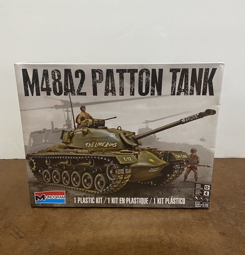 Monogram Model Kit 1/34 M48A2 Patton Tank SW (New) | eBay