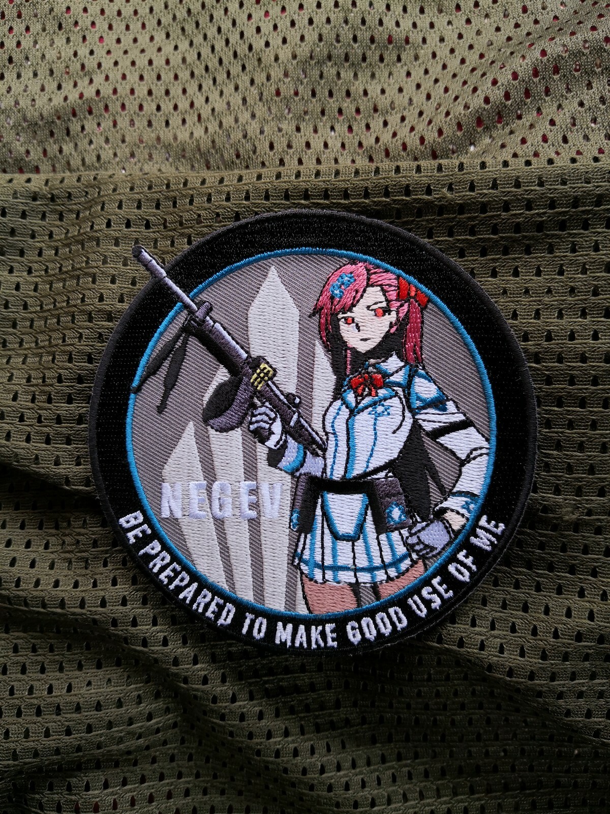 Girls Frontline Morale Cosplay NEGEV GFL anime girl IDF Airsoft Panzer ...