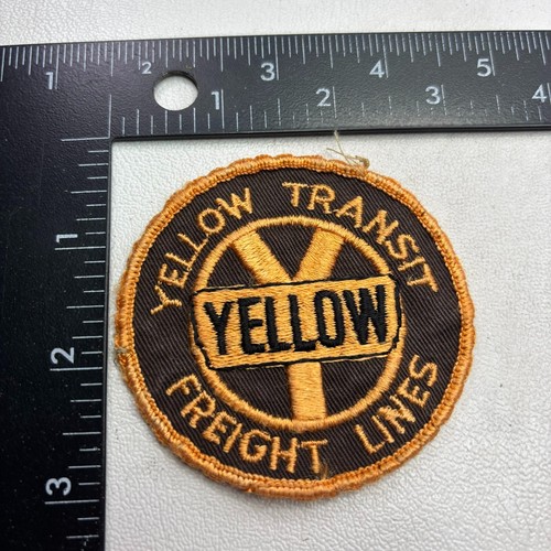 Vtg YELLOW TRANSIT YELLOW FREIGHT LINES Patch (Trucking ...