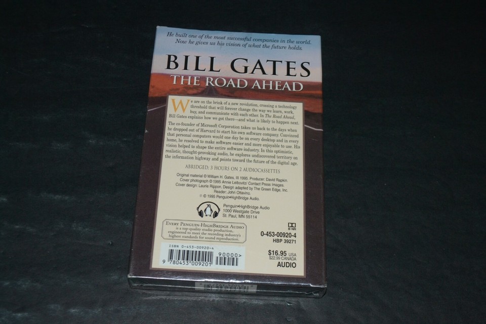 The Road Ahead by John Ottavino and Bill Gates~Cassette Audiobook ...
