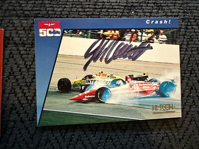 Signed Trading Card Indy 500 Car Indianapolis Jeff Andretti Autographed ...