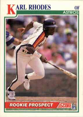 1991 Score MLB Karl Rhodes #365 | eBay