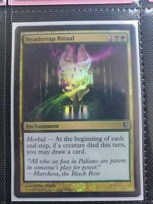 MTG Magic the Gathering Deathreap Ritual FOIL Conspiracy x1 See Photos ...