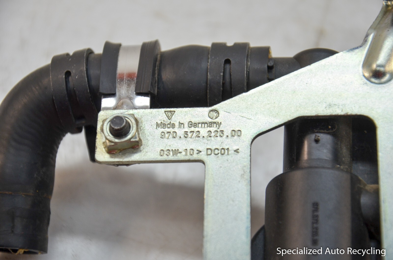 2011 Porsche Panamera Auxiliary Additional Water Pump Coolant Valve ...