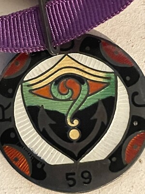 Royal Order Jesters 59 ROJ Nobles Mystic Shrine AAONMS Pendant Sterling ...