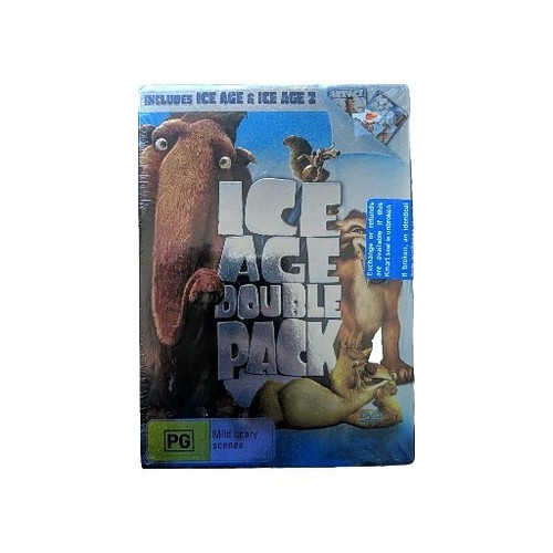 Ice Age Double Pack Ice Age 1 & 2 - Animation - NEW & SEALED - DVD ...